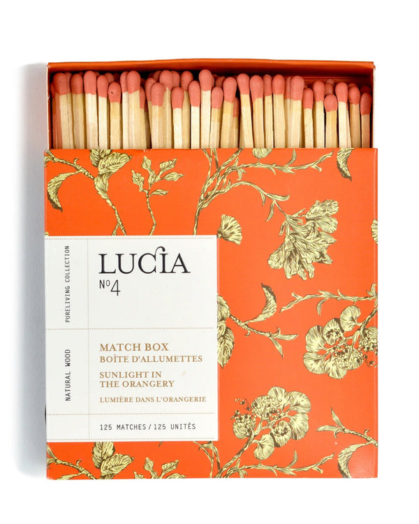 Lucia No 4 Matchbox - Sunlight – Literie Candles