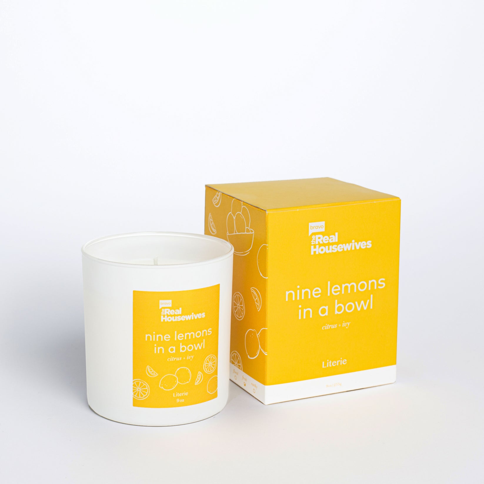 Nine Lemons in a Bowl – Literie Candles