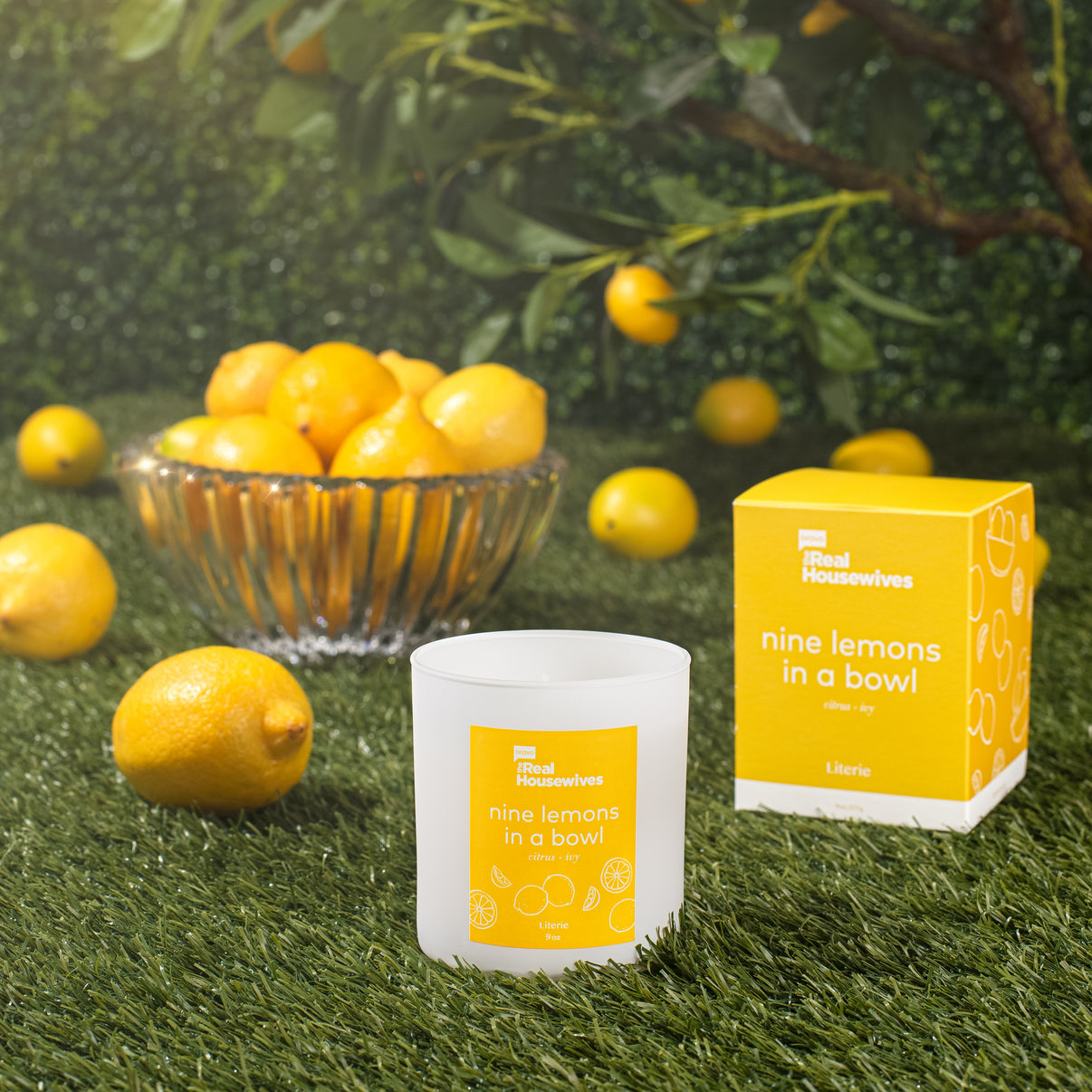 Nine Lemons in a Bowl – Literie Candles